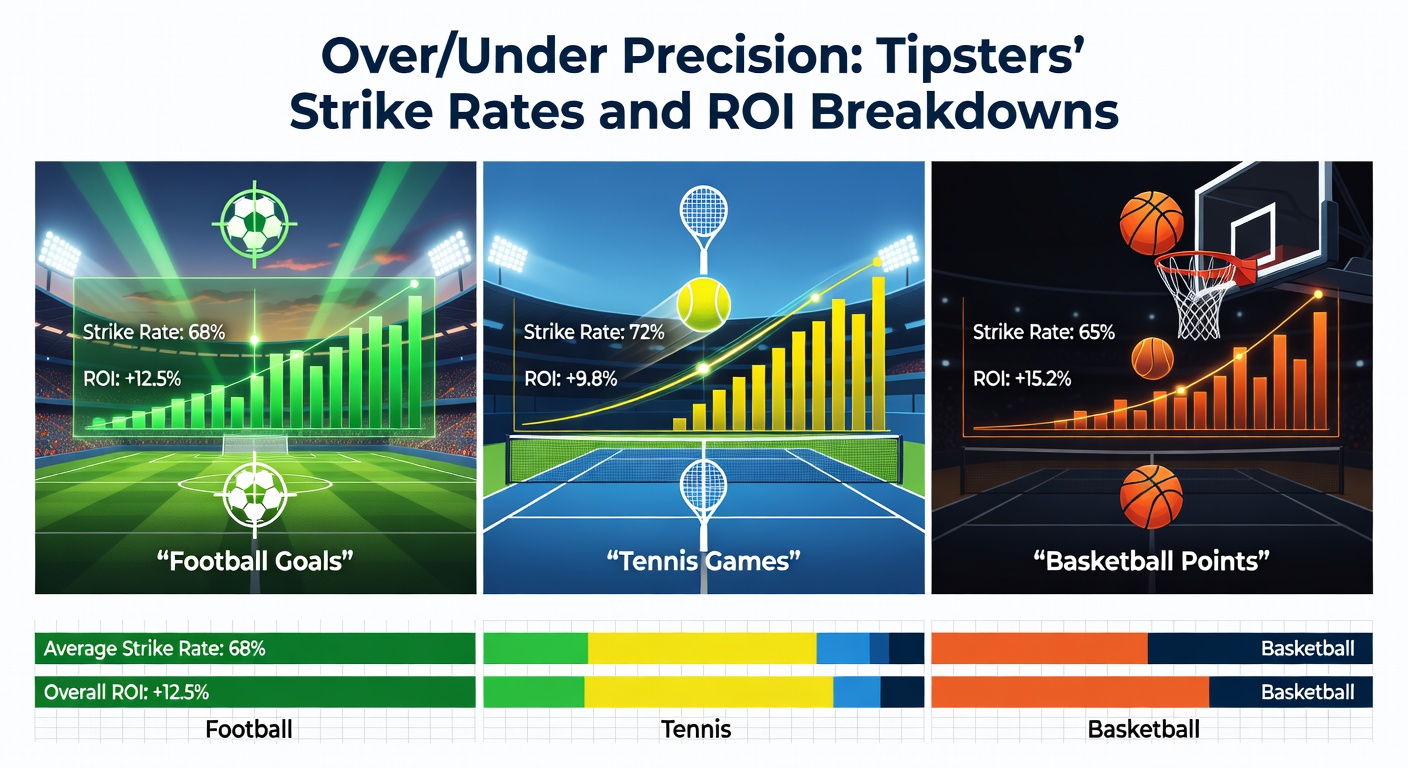 Over/Under Precision: Tipsters' Strike Rates and ROI Breakdowns in ...